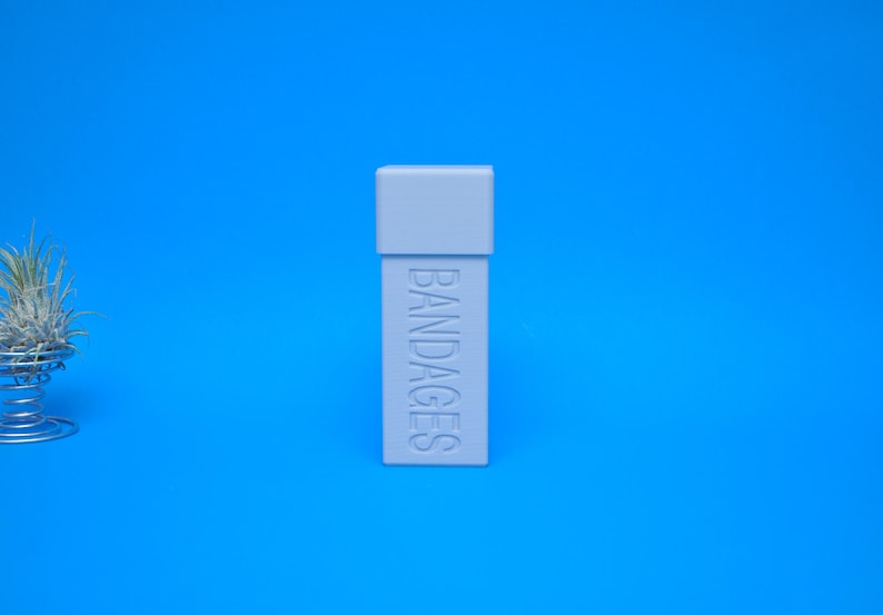 Bandage Storage Box With Lid: Modern First Aid Container, 3D Printed - Etsy