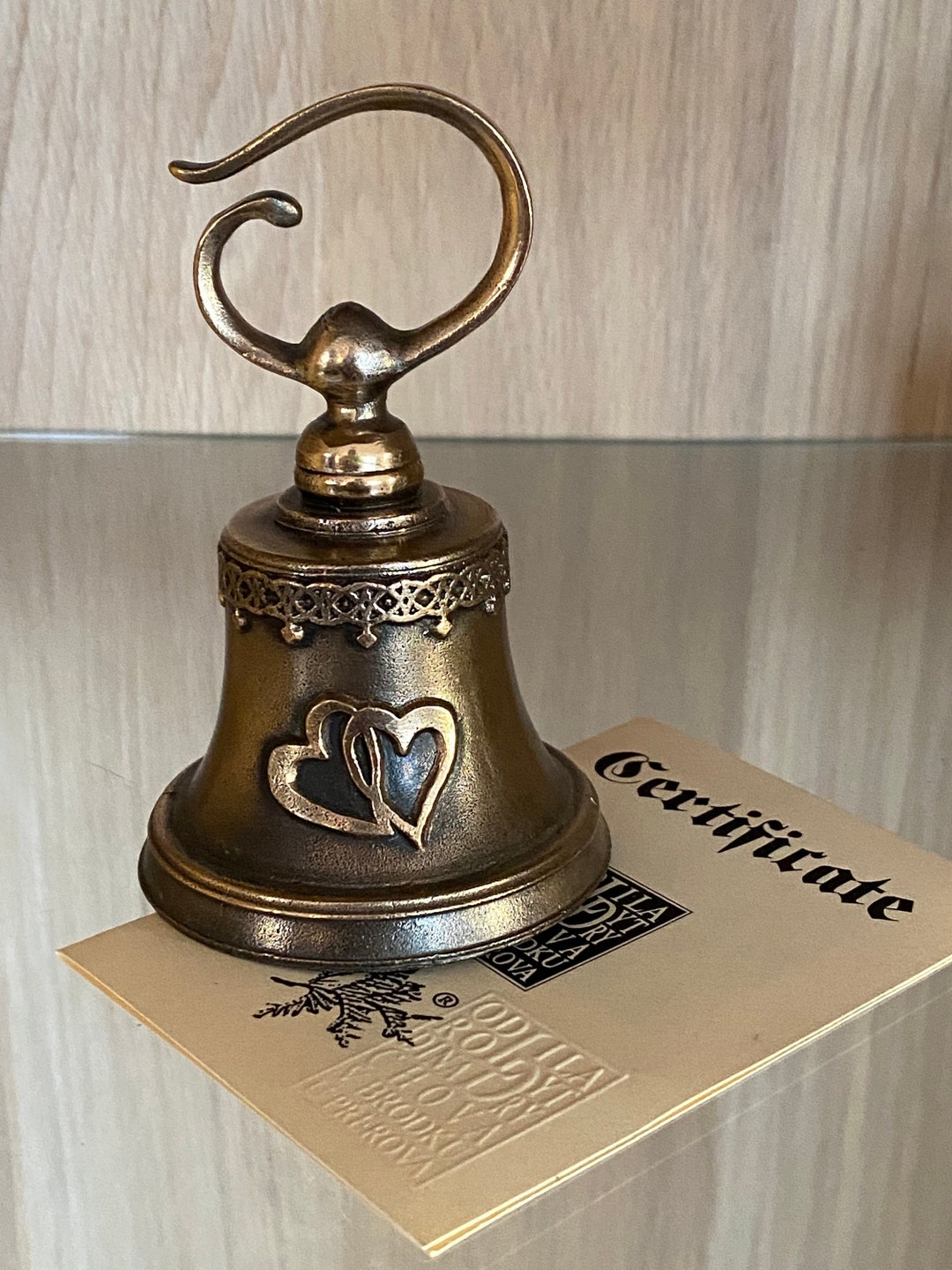 Bronze Bell, Love Symbol Gift Bell, Handmade Gift - Etsy