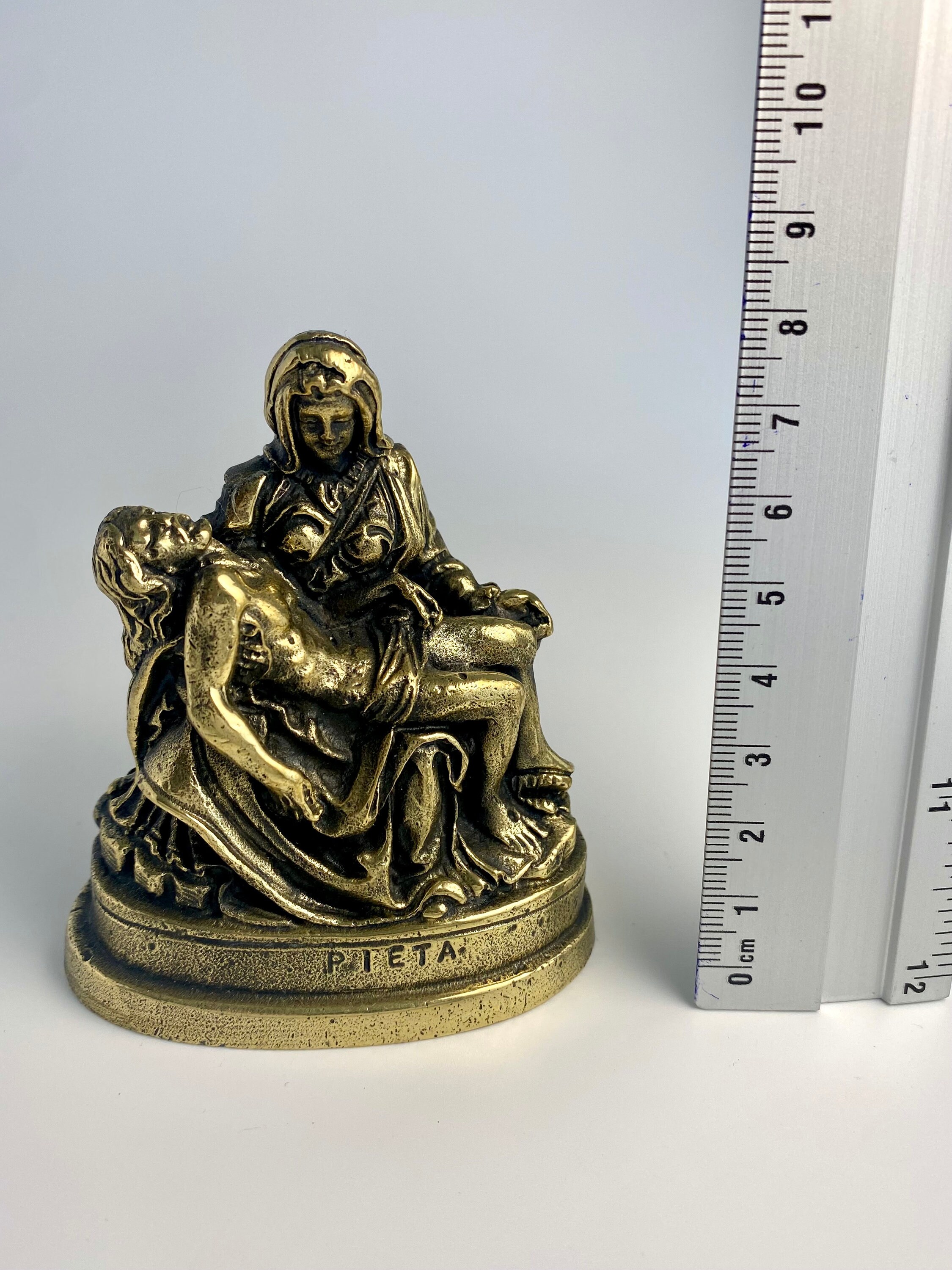 La Pietà Holy Metal Artwork, Handmade Michelangelo's Renaissance ...