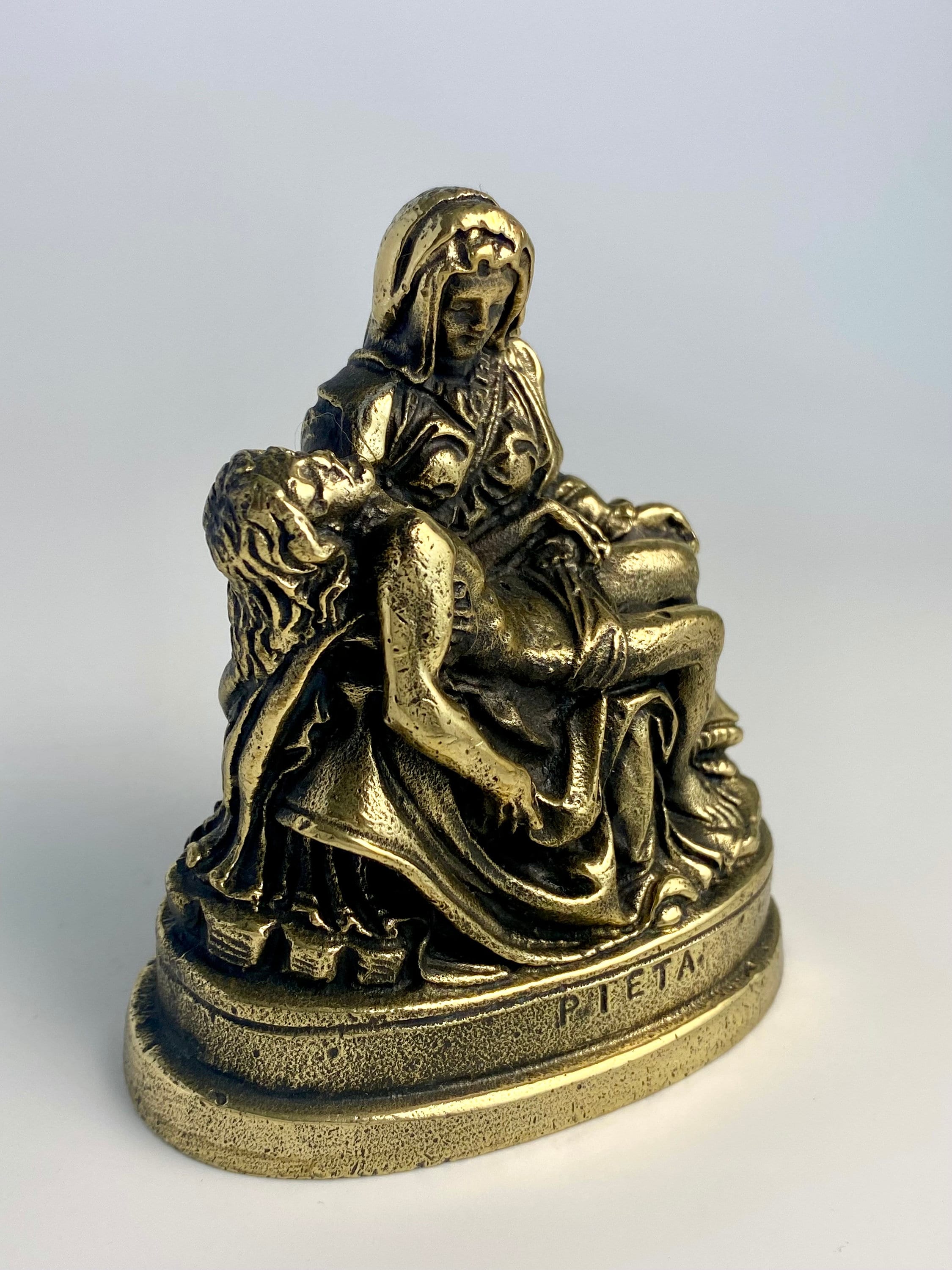 La Pietà Holy Metal Artwork, Handmade Michelangelo's Renaissance ...