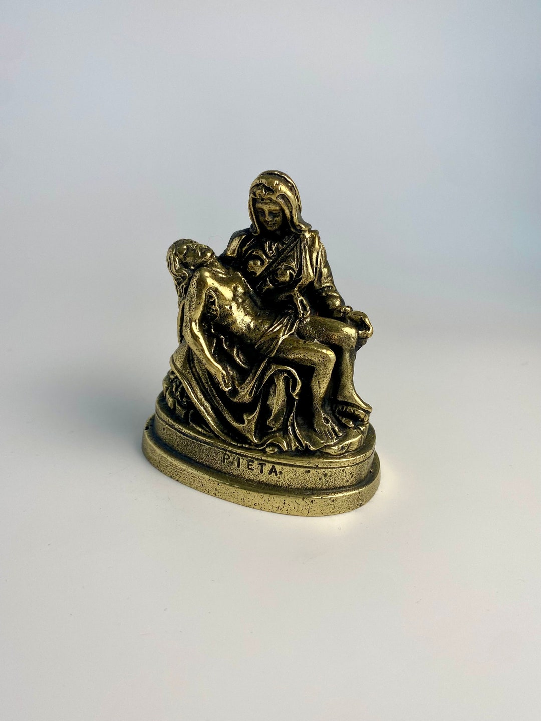 La Pietà Holy Metal Artwork, Handmade Michelangelo's Renaissance ...