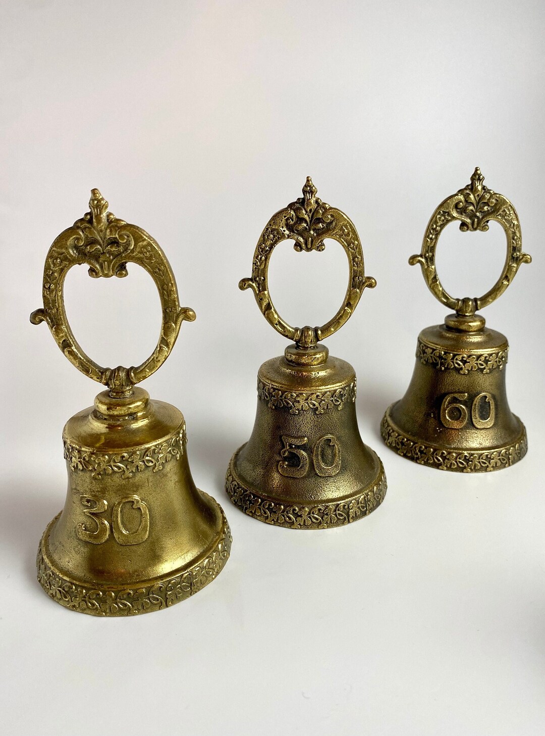 Handmade Bronze Anniversary Bell: Custom Numbered Brass Gift - Etsy