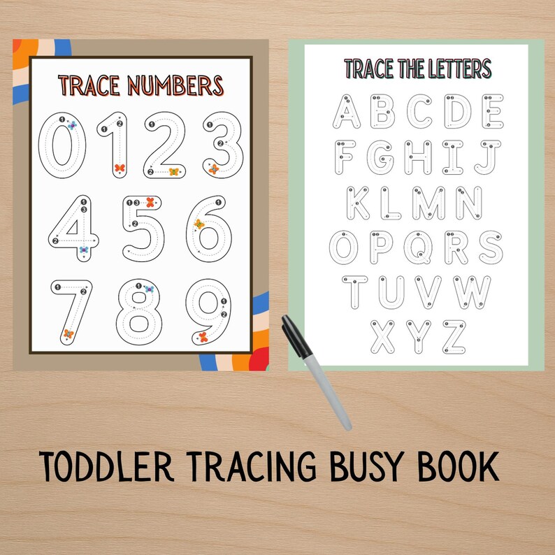 Tracing for Toddler: Learn to Write Letters, Numbers. (ages 2-5) - Etsy