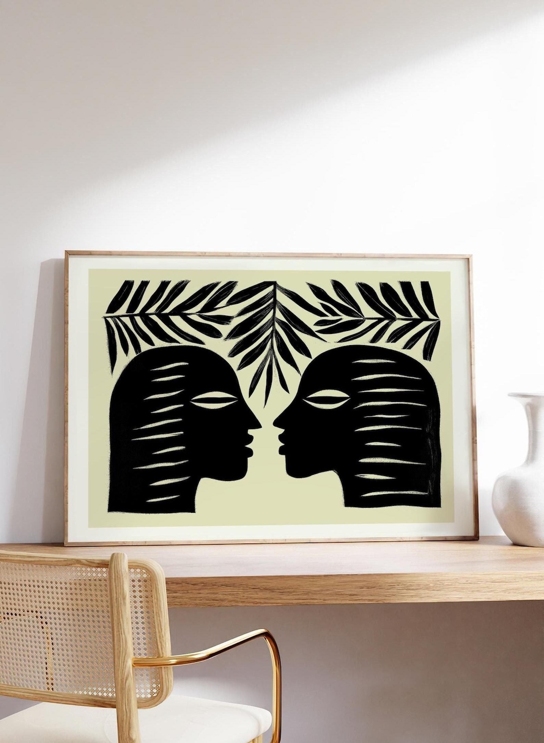 Afrocentric Ethnic Poster, Original Tribal African Wall Art, Ancient ...
