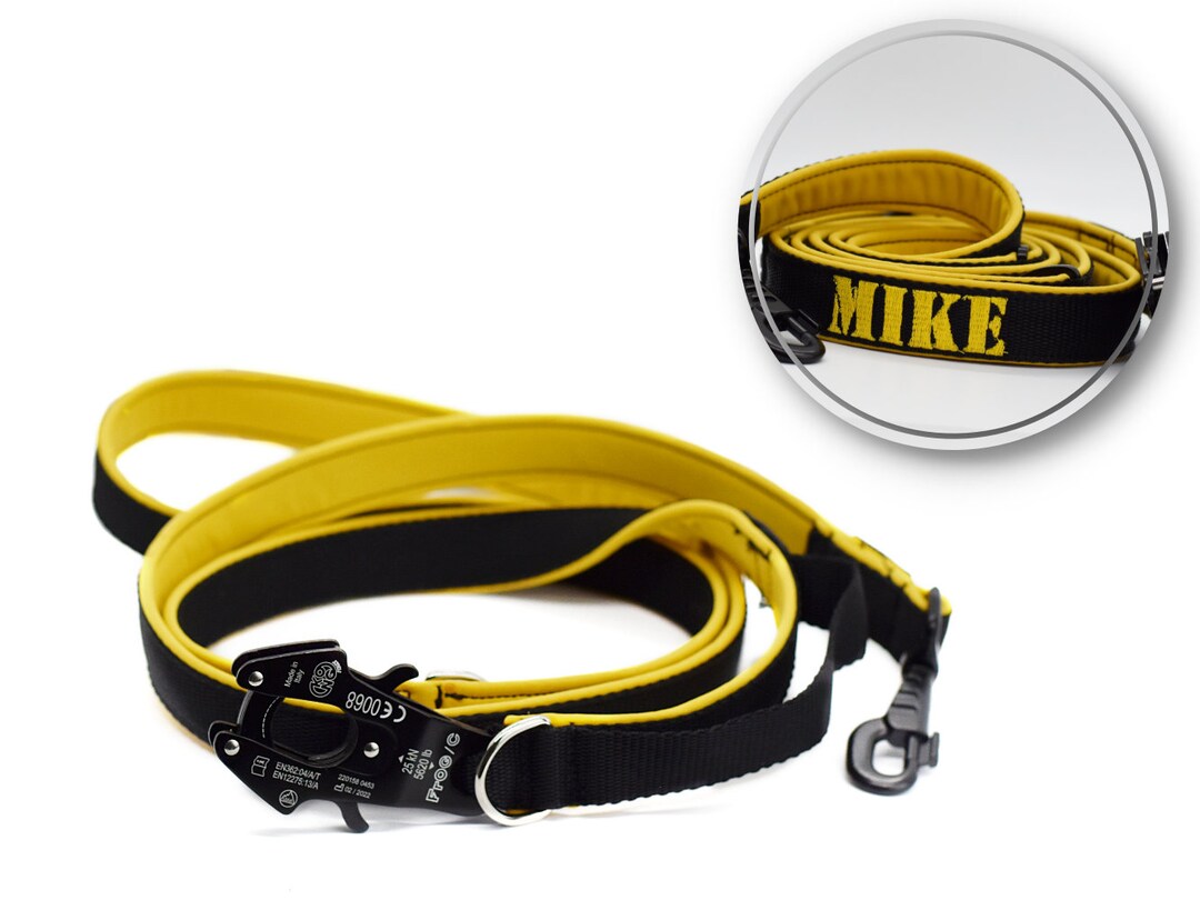 Dark Yellow K9 Dog Lead Kong Frog Quick Release Dog Leash K9 Lead ...