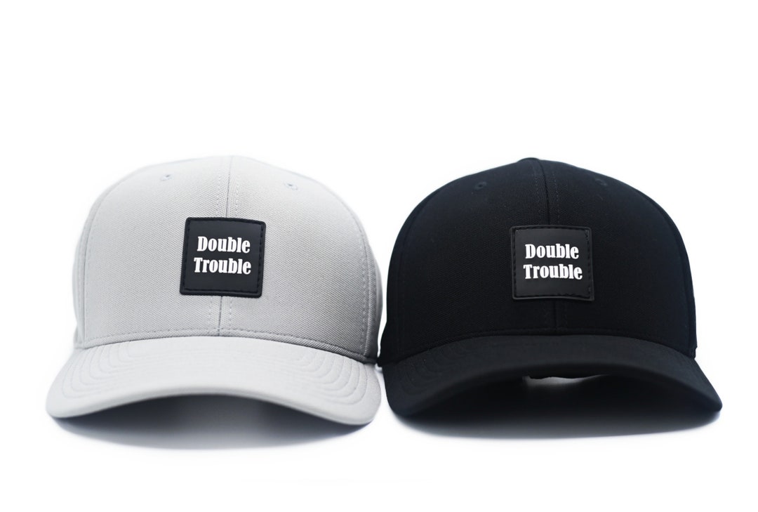 Double Trouble Cap | Unisex Cap | Double Trouble| Cap| Hat| Black and ...