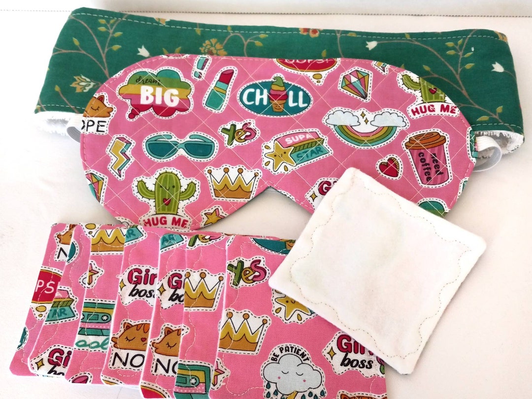 10 Piece Sleep Mask Set, Pink Sleep Mask Gift Set, Sleep Mask,spa ...