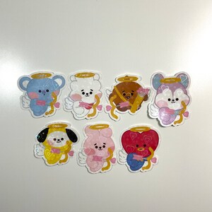 Cupid BT21 Valentine's Day Holographic Sticker - Etsy