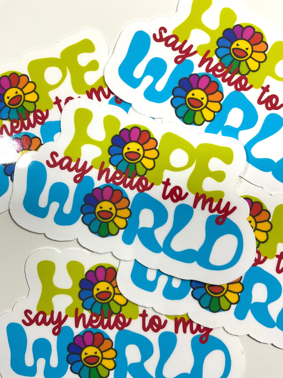 BTS J-hope Say Hello to My Hope World Sticker - Etsy
