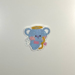 Cupid BT21 Valentine's Day Holographic Sticker - Etsy