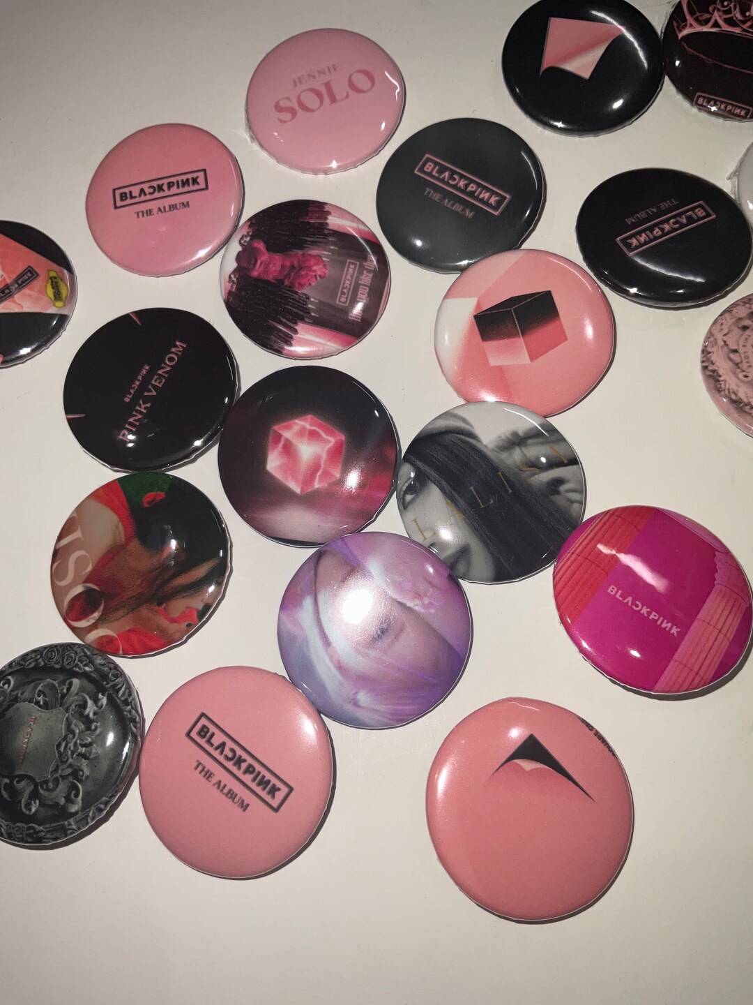 BLACKPINK Album Discography 1/1.25 Metal Pinback Buttons - Etsy