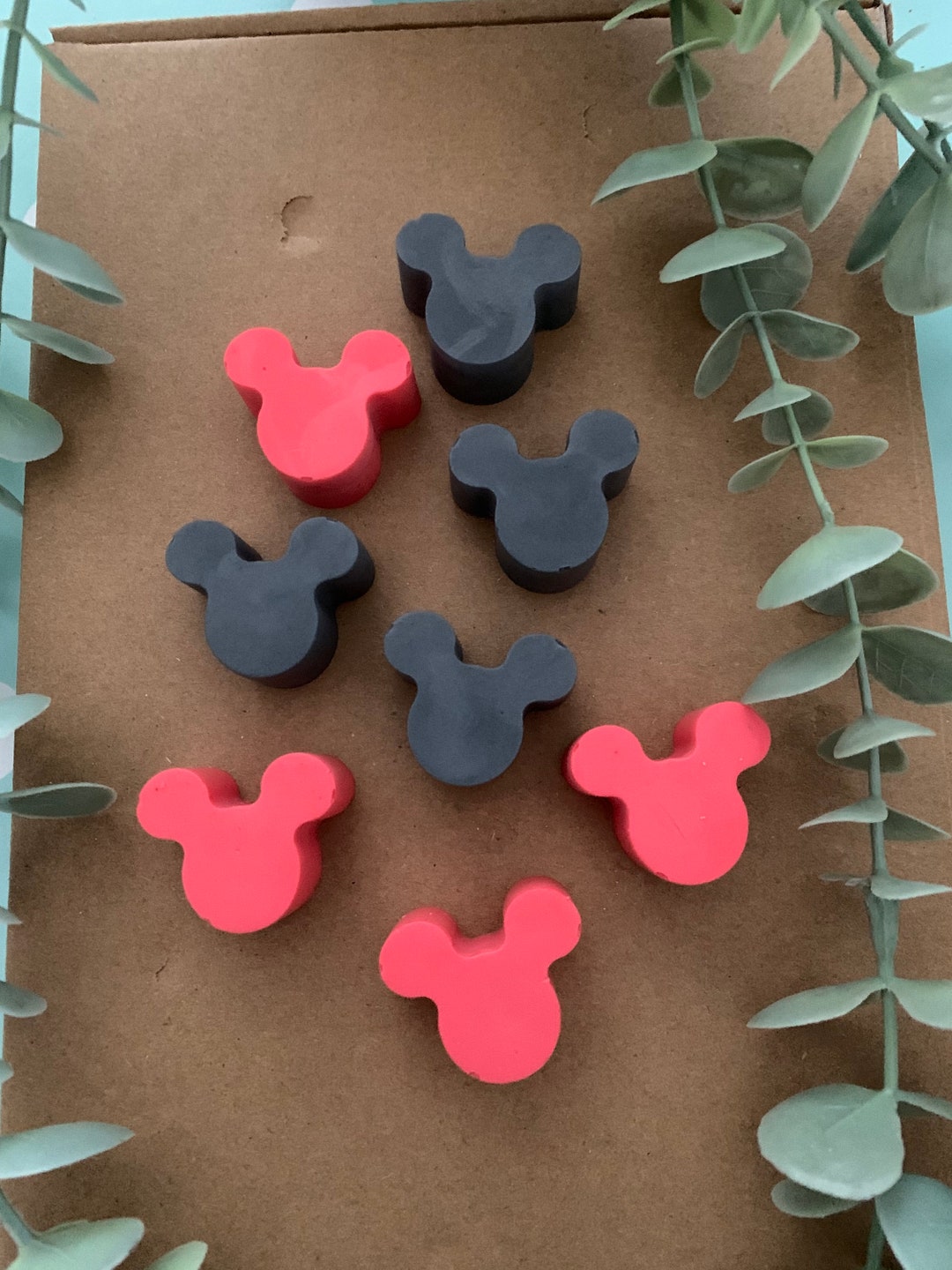 Handmade Mini Novelty Disney Style Mickey Mouse Heads Soaps Set of 8 ...