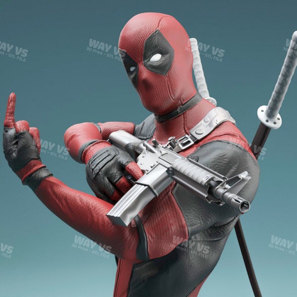 Deadpool Helmet Stl - Etsy