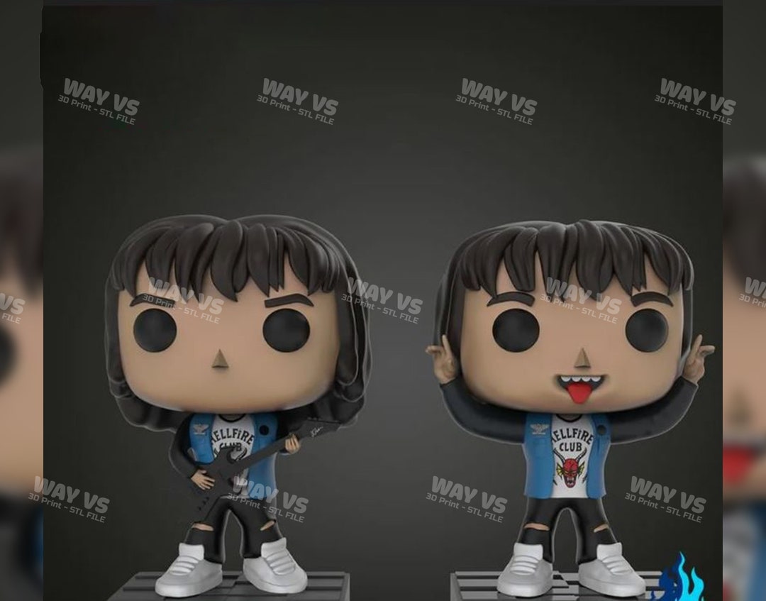 Funkos Eddie Munson Stranger Things 3D Prints STL File - Etsy UK