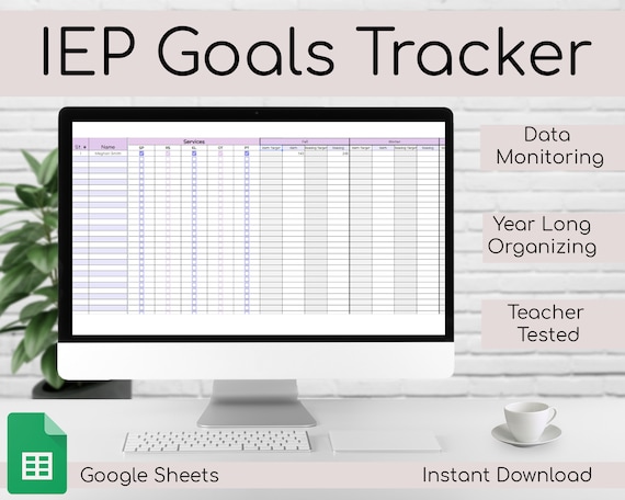 IEP Goals & Data Collection Tracking Sheets Special - Etsy