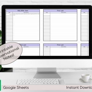 Teacher Gradebook & Data Tracker | Google Sheets | Spreadsheet - Etsy