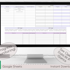 IEP Goals & Data Collection Tracking Sheets | Special Education ...