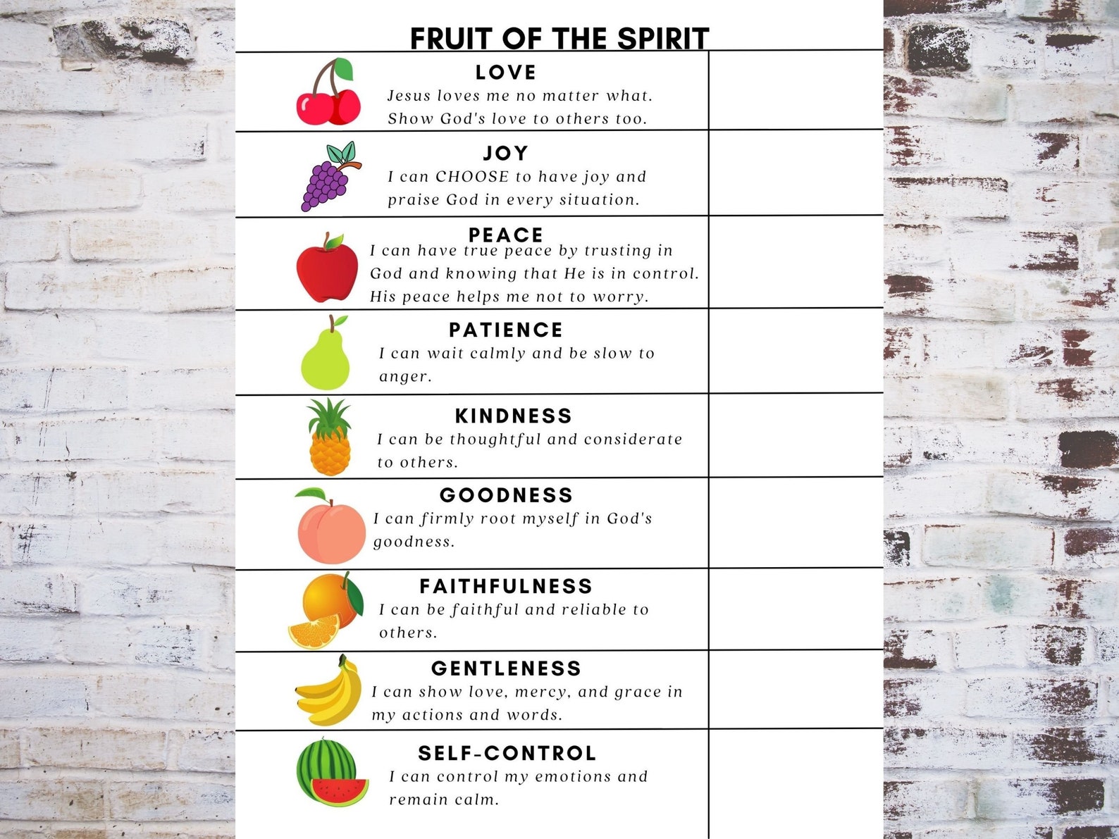 Fruit of the Spirit Bible Curriculum for Kids, Kids Bible Lessons ...