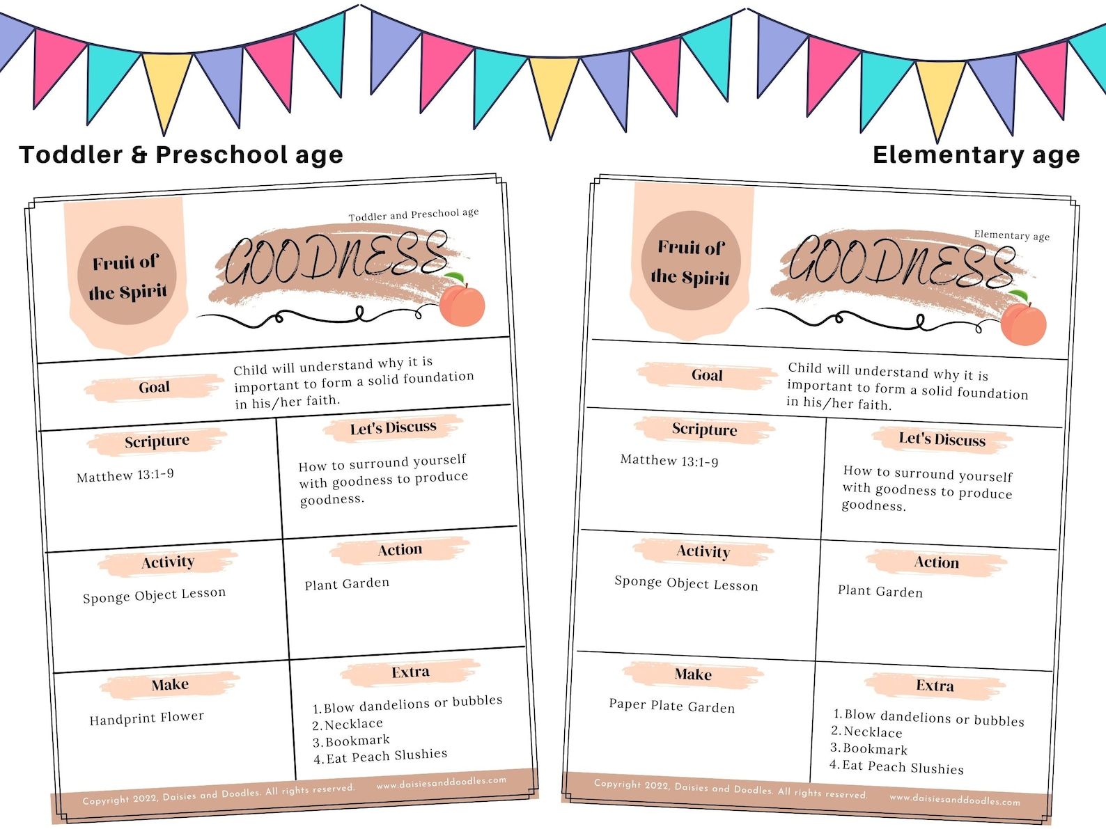 Goodness, Fruits of the Spirit, Fruit of the Spirit Children's Bible ...