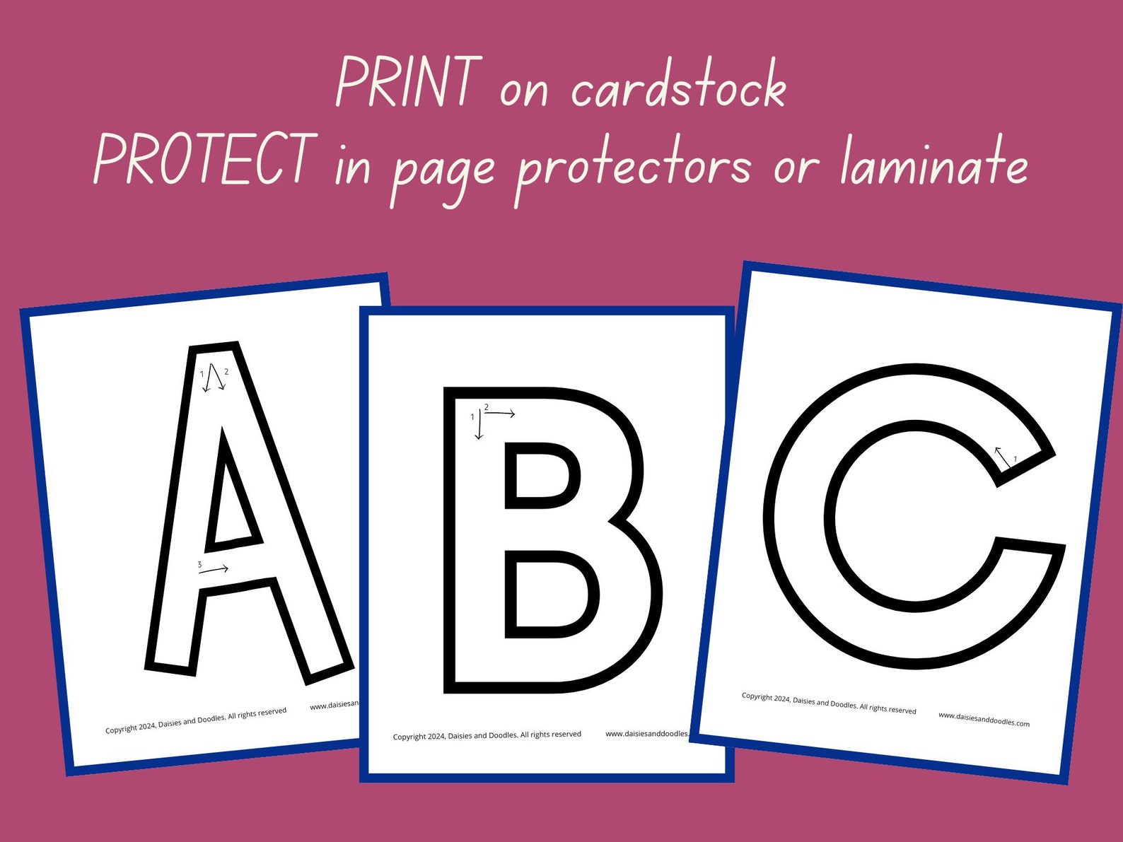 Playdough Letter Mat, Alphabet Mat, ABC Letter Mats, Play Doh Letter ...