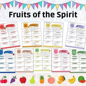 Fruit of the Spirit Bible Curriculum for Kids, Kids Bible Lessons ...
