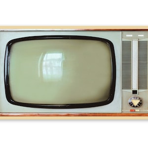 Vintage TV Art for Samsung Frame: Retro Television Photo (digital ...