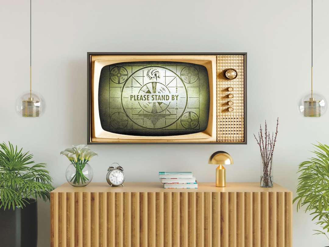 Retro TV Please Stand by Test Pattern Art for Samsung Frame TV (digital ...