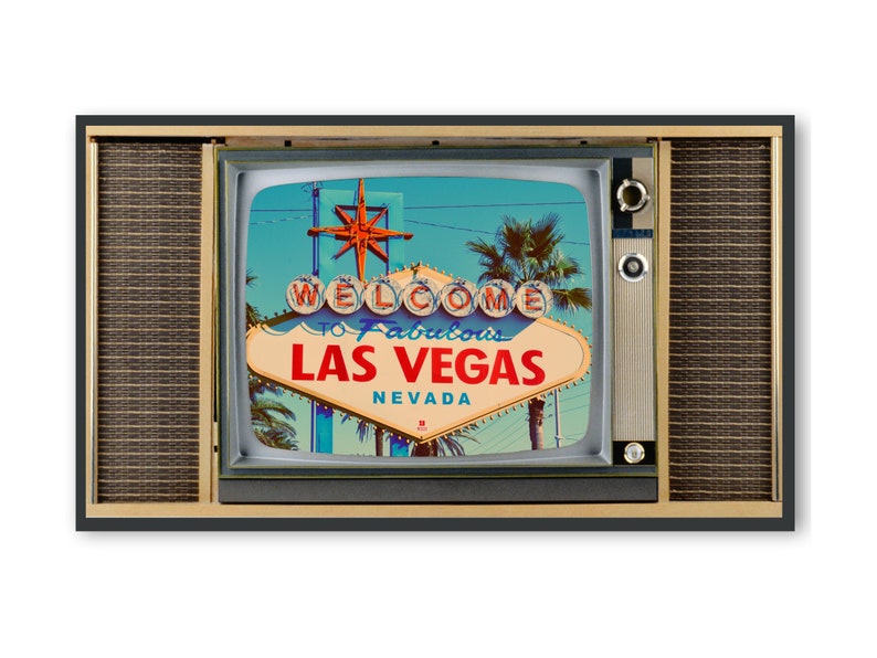 Samsung Frame TV Art Retro TV Background Midcentury Las - Etsy