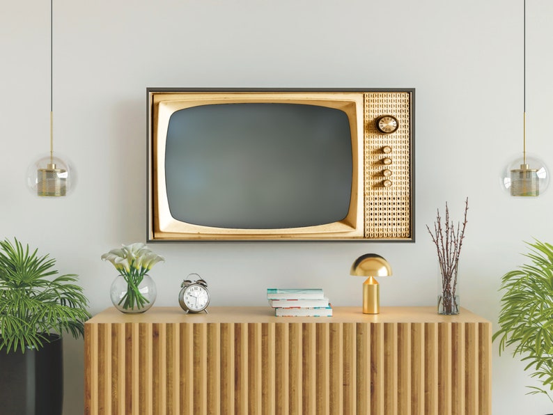 Vintage TV Screen Art for Samsung Frame TV (digital Download) - Etsy