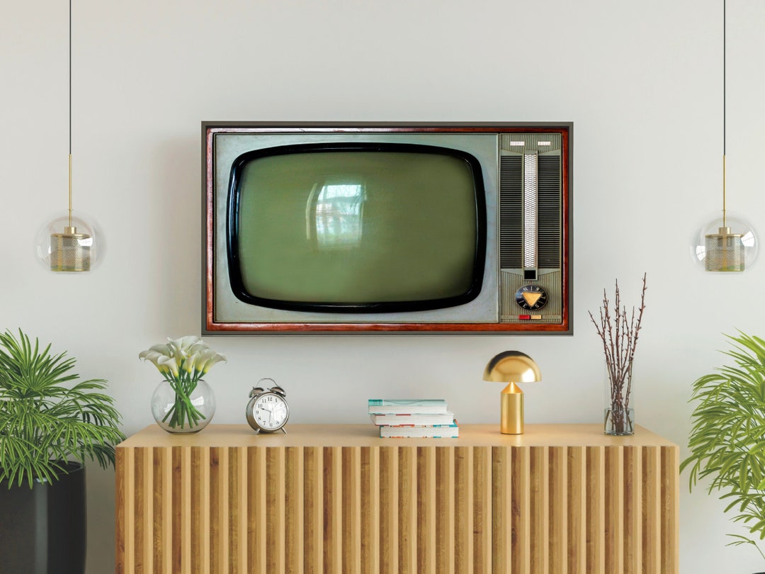 Retro TV Art for Samsung Frame: Vintage Television Image (digital ...