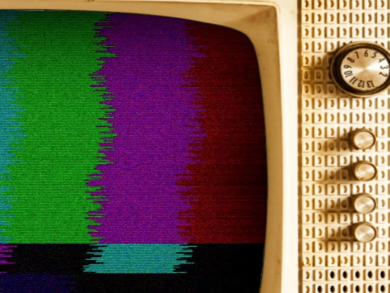 Vintage Static TV Screen Art for Samsung Frame TV (digital Download) - Etsy
