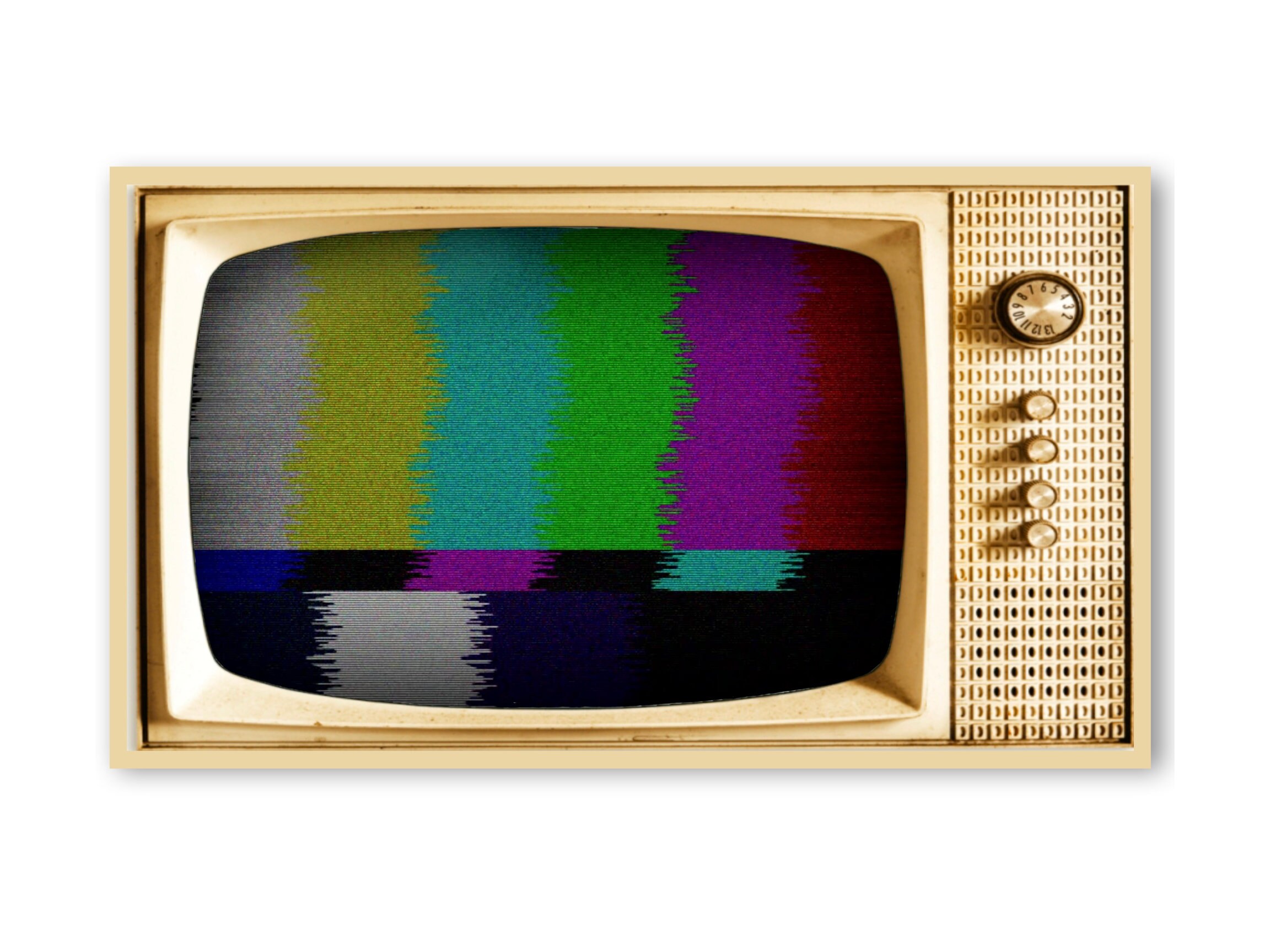 Vintage Static TV Screen Art for Samsung Frame TV (digital Download) - Etsy