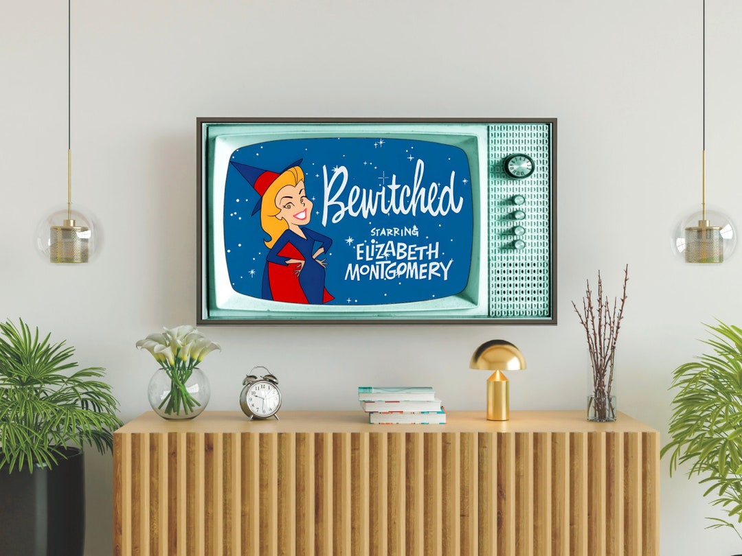 Samsung Frame TV Art: Retro TV Witch Screensaver (digital Download) - Etsy