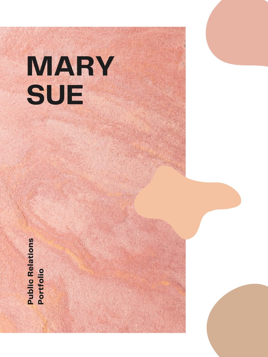 Public Relations Portfolio Template for Canva | Resume Portfolio ...