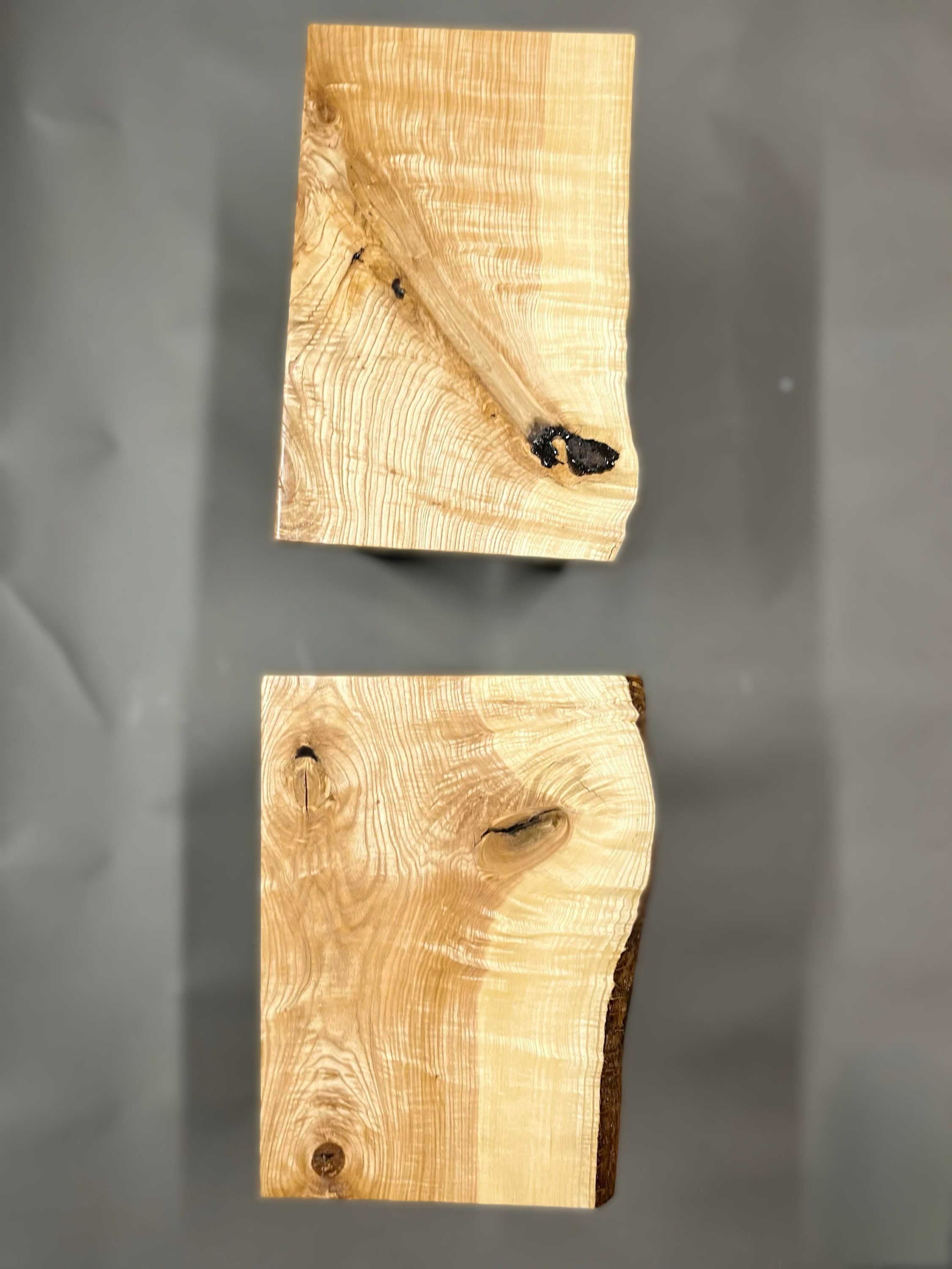 Rustic Ash Wood End Tables - Etsy