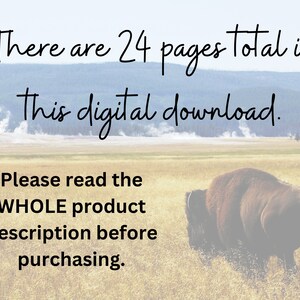 The Yellowstone Adventure Book Digital Download - Etsy