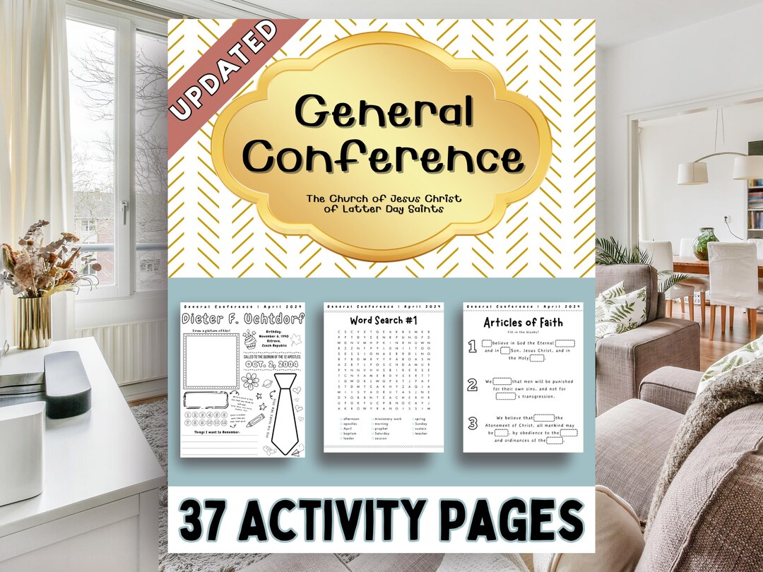 General Conference Activity Pages | LDS | Church of Jesus Christ of ...