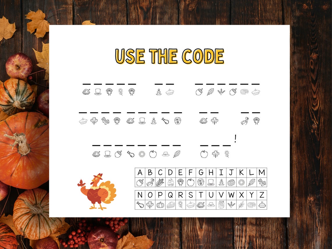 The Thanksgiving Adventure Book Workbook for Kids - Etsy