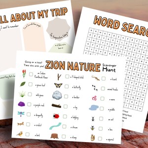 The Zion National Park Adventure Book Digital Download - Etsy