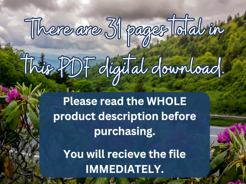 The Great Smoky Mountain National Park Adventure Book | Workbook for ...