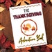 The Thanksgiving Adventure Book Workbook for Kids - Etsy