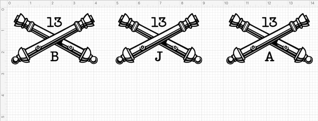 Crossed Cannons Army Artillery Decal - Etsy