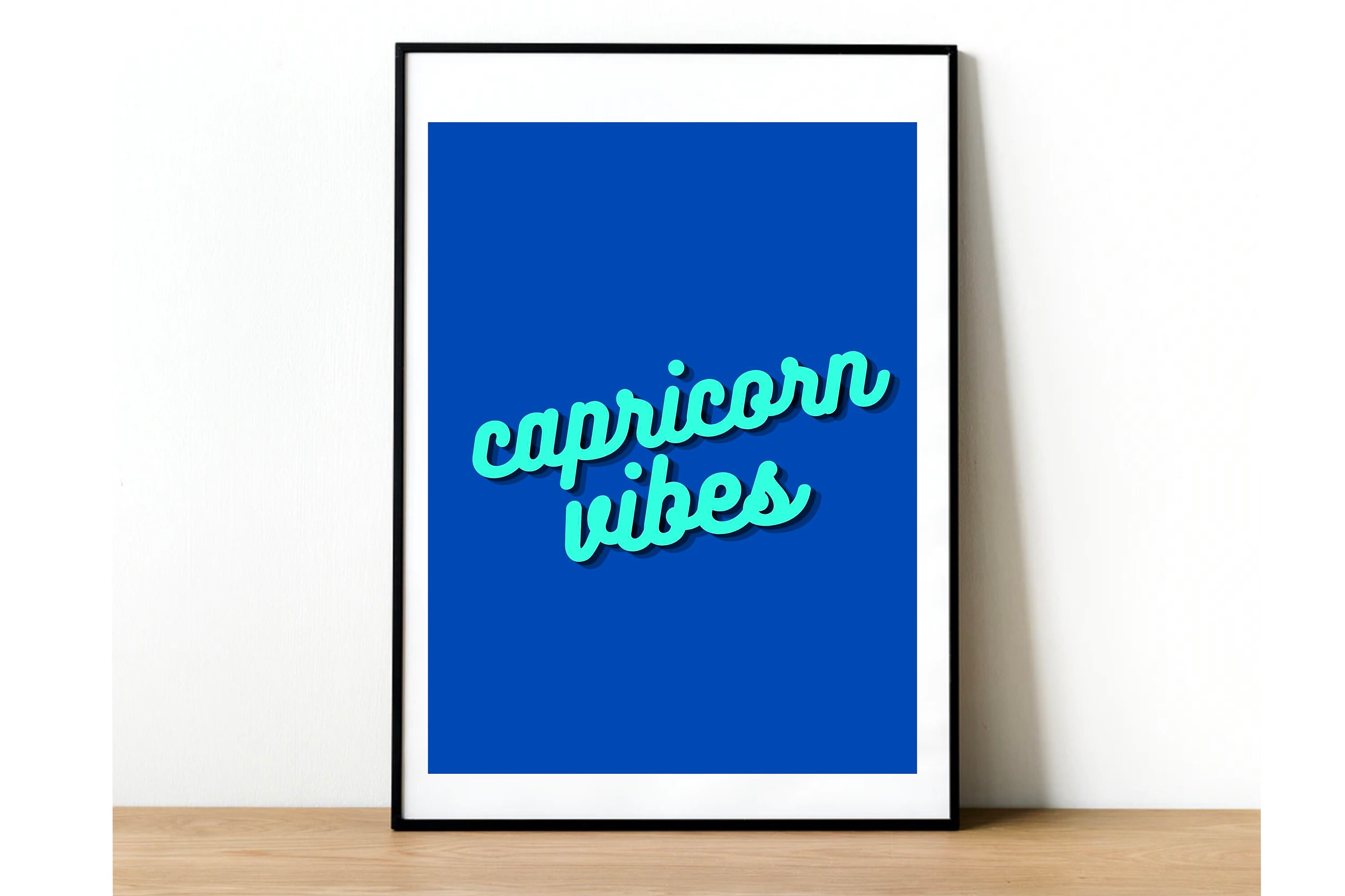 Capricorn Poster - Etsy