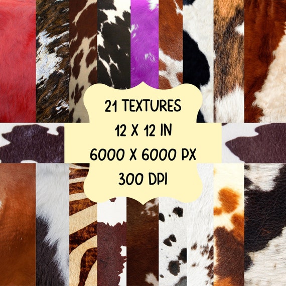 Cowhide Texture Sublimation Cowhide Backgrounds Brown and - Etsy