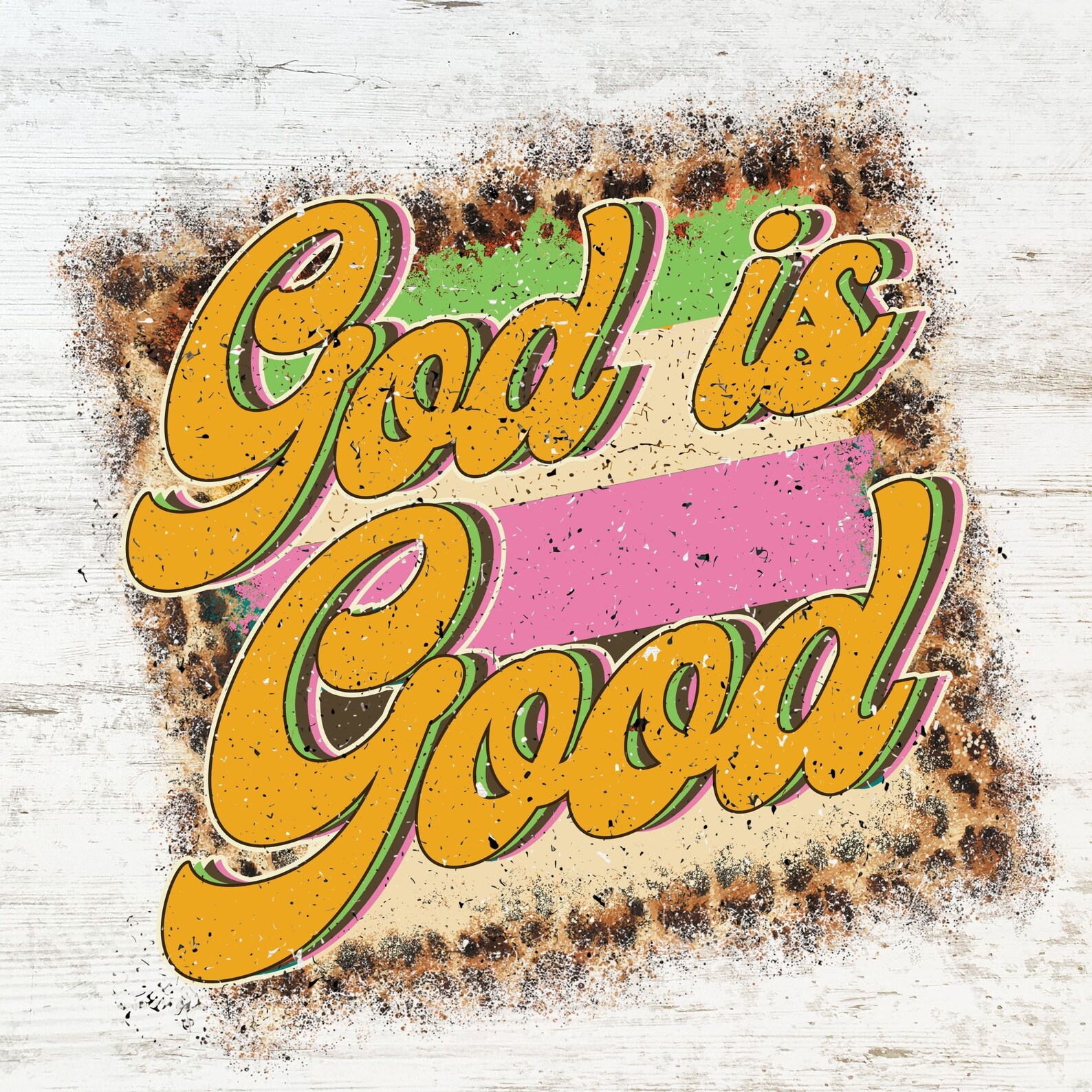 God is Good PNG Christian Png Retro Png Christian - Etsy