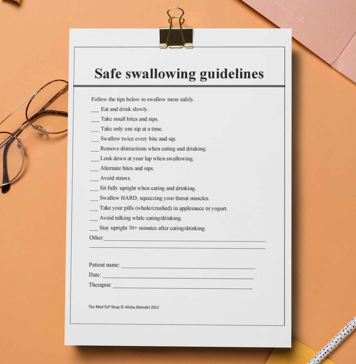 Dysphagia Therapy Pack Med SLP Speech Treatment Worksheets - Etsy UK