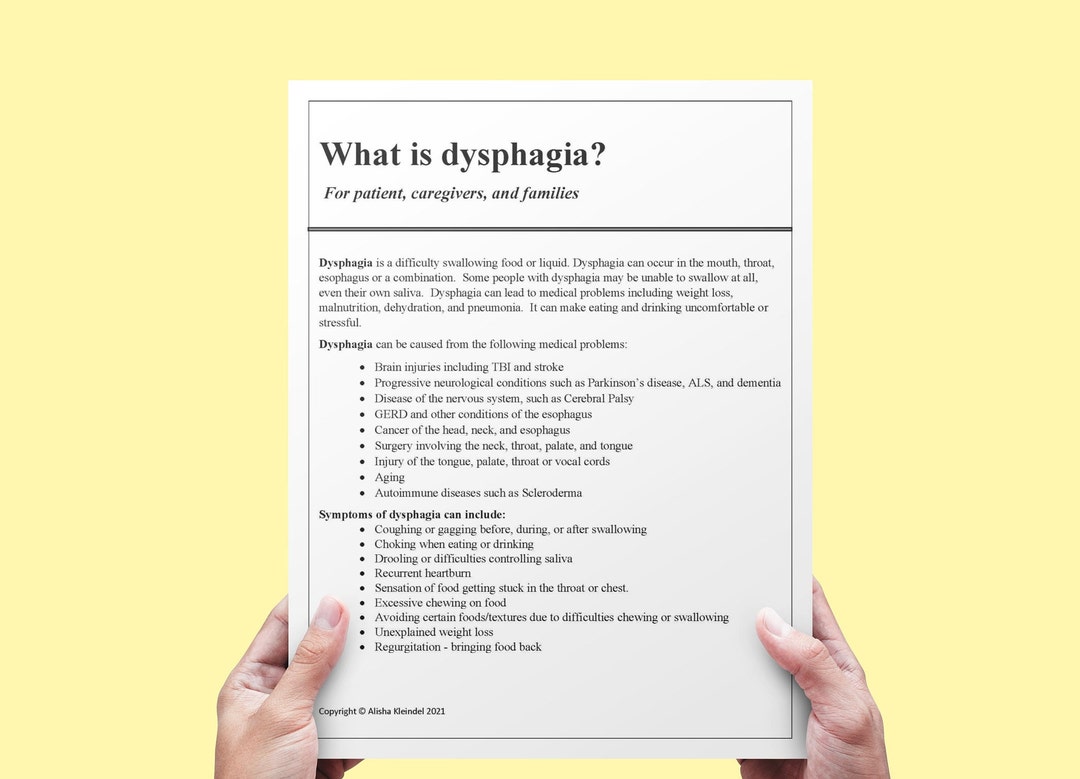 Dysphagia Therapy Pack, Med SLP, Speech Treatment, Worksheets ...