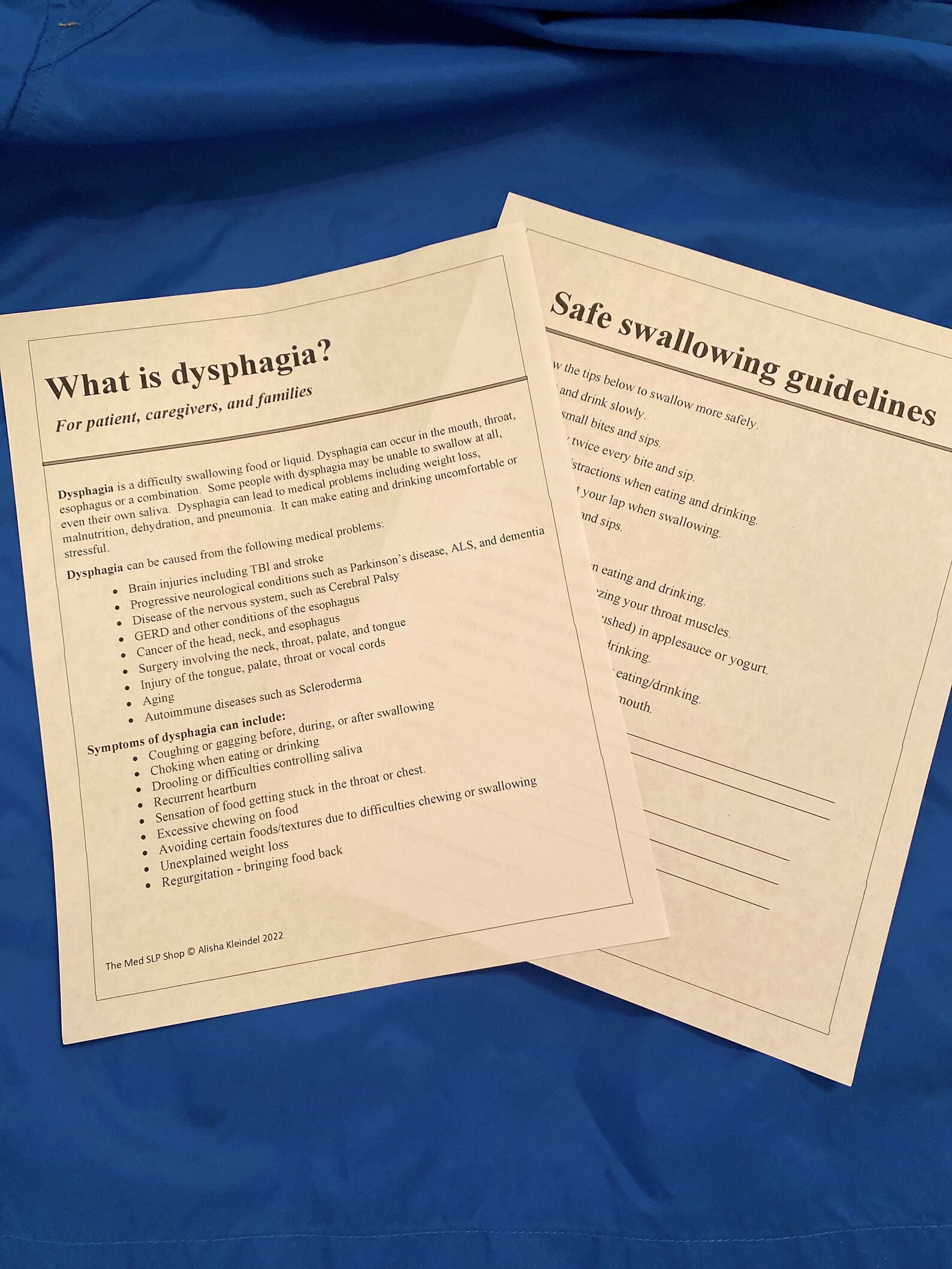 Dysphagia Therapy Pack Med SLP Speech Treatment Worksheets | Etsy