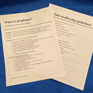 Dysphagia Therapy Pack, Med SLP, Speech Treatment, Worksheets ...