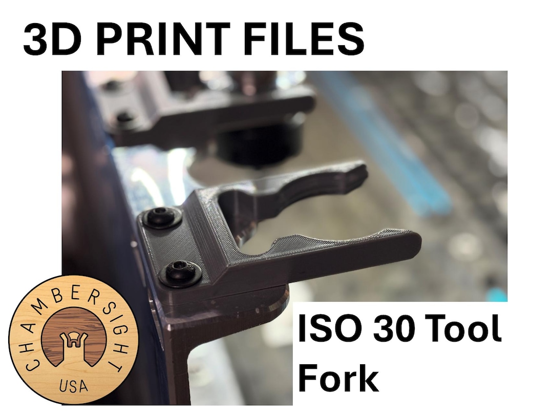 ISO30 Tool Fork for CNC Auto Tool Changer 3D Print File - Etsy
